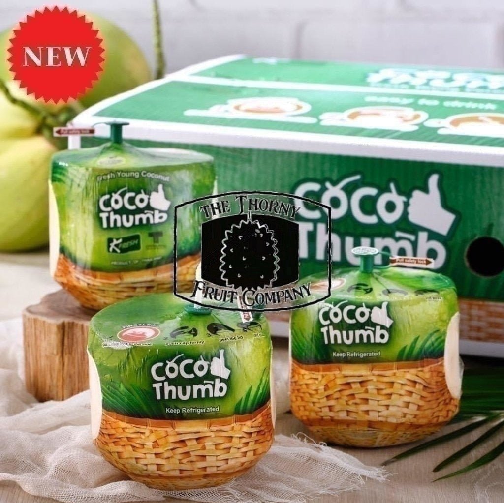 [IMPORTED] Coco Thumb Fresh Young Coconut – The Thorny Fruit Co